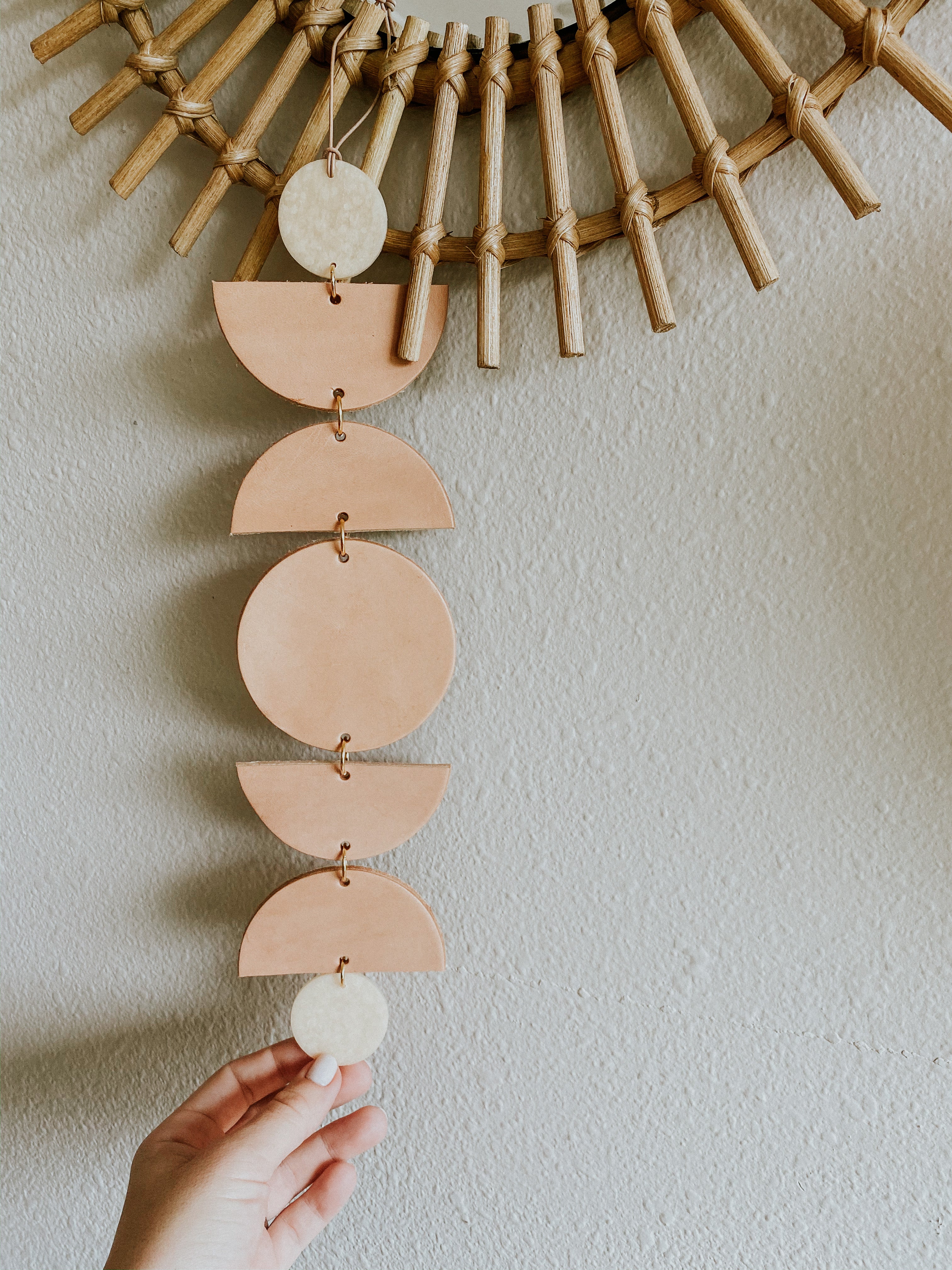 Leather Moon Wall Hanging – DayCrafter