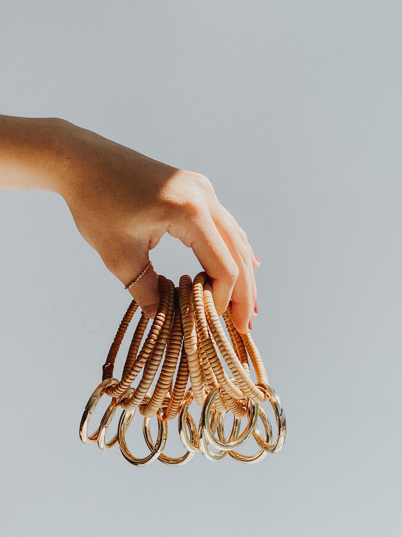 Rattan Keychain Bangle – DayCrafter
