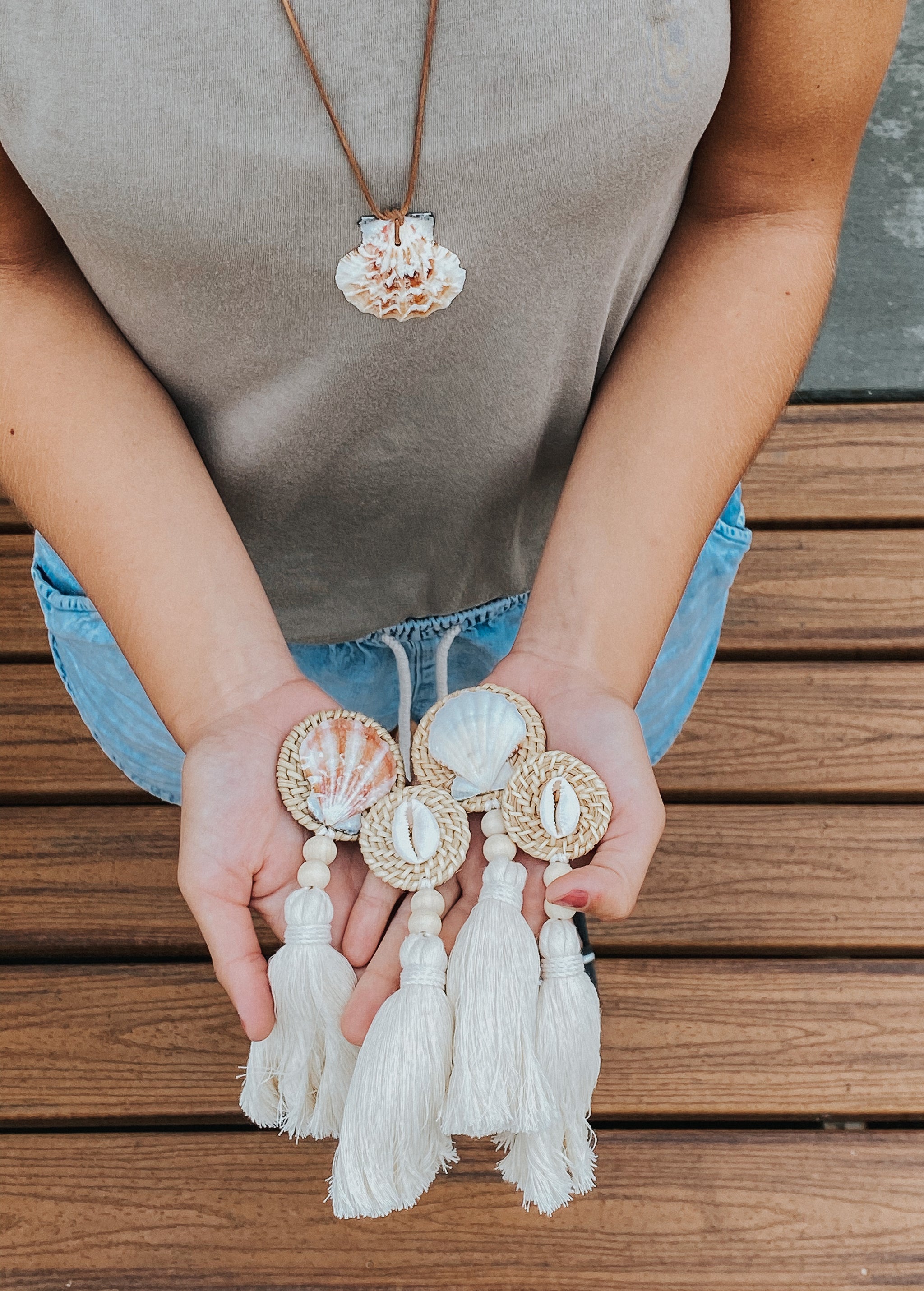 Large Seashell Rattan Air Vent Diffuser – DayCrafter